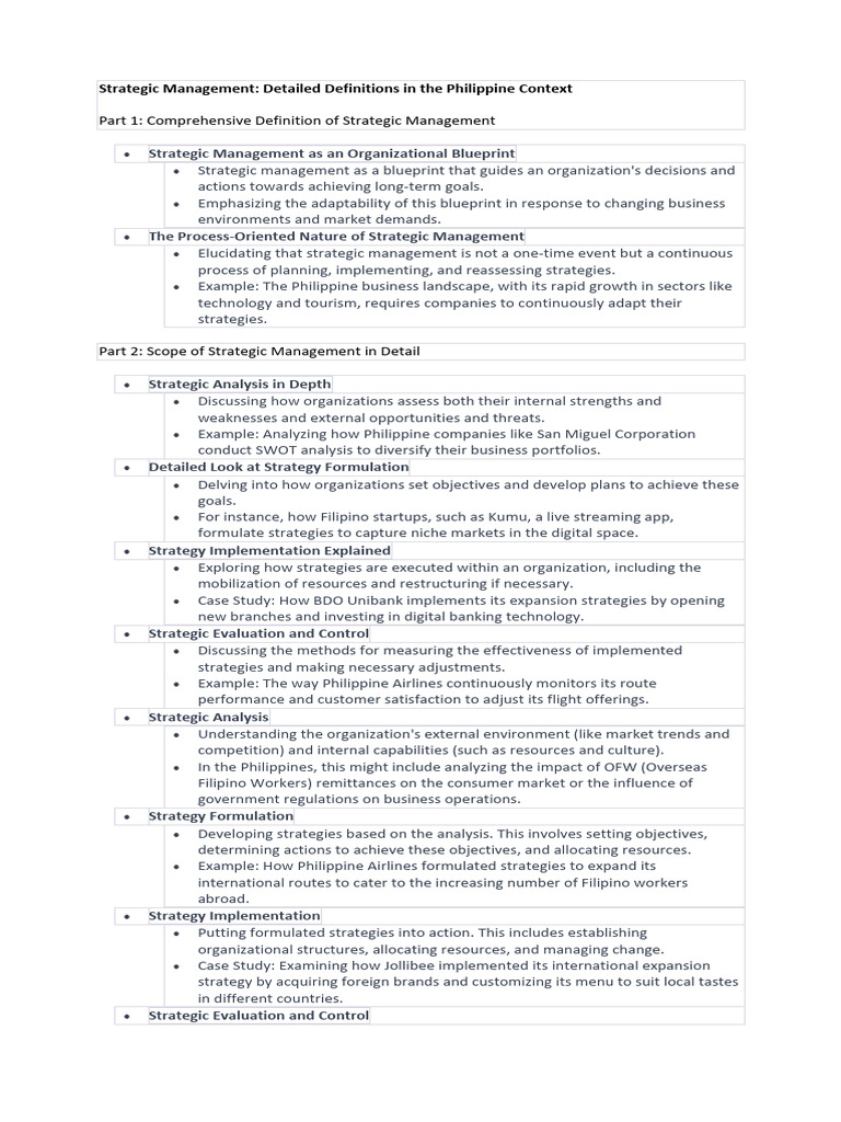 Strategic Management Lecture 1 Pdf Strategic Management Economies