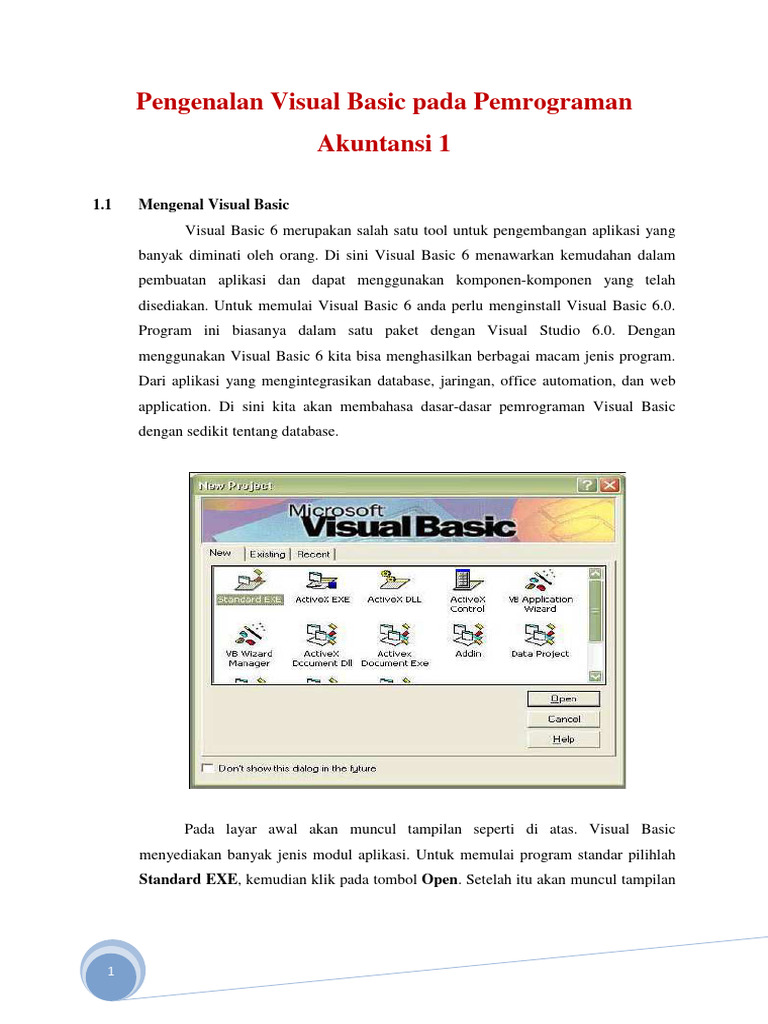Modul Pemrograman Akuntansi | PDF