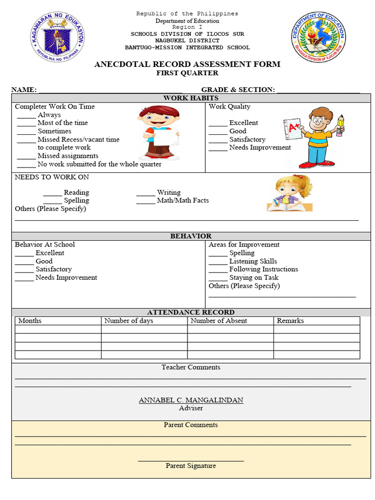 Anecdotal Record | Download Free PDF | Behavior Modification | Learning