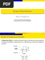 Aisc Design of Steel Bearing Plates | PDF | Bending | Yield (Engineering)