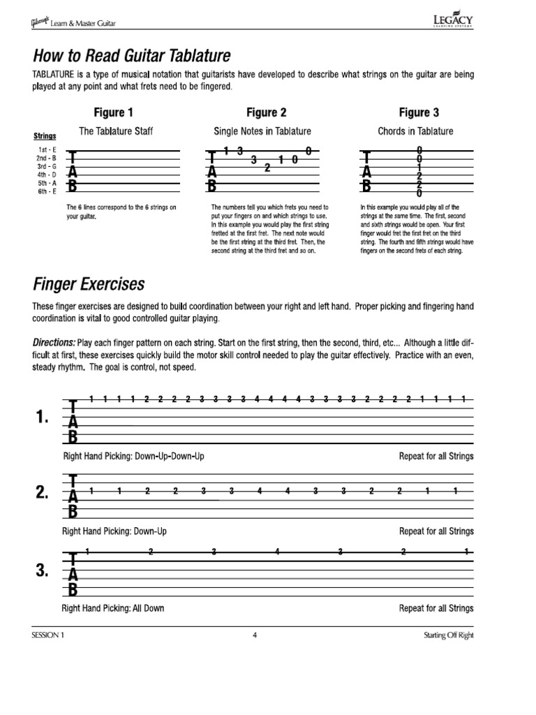 Finger Exercises | PDF