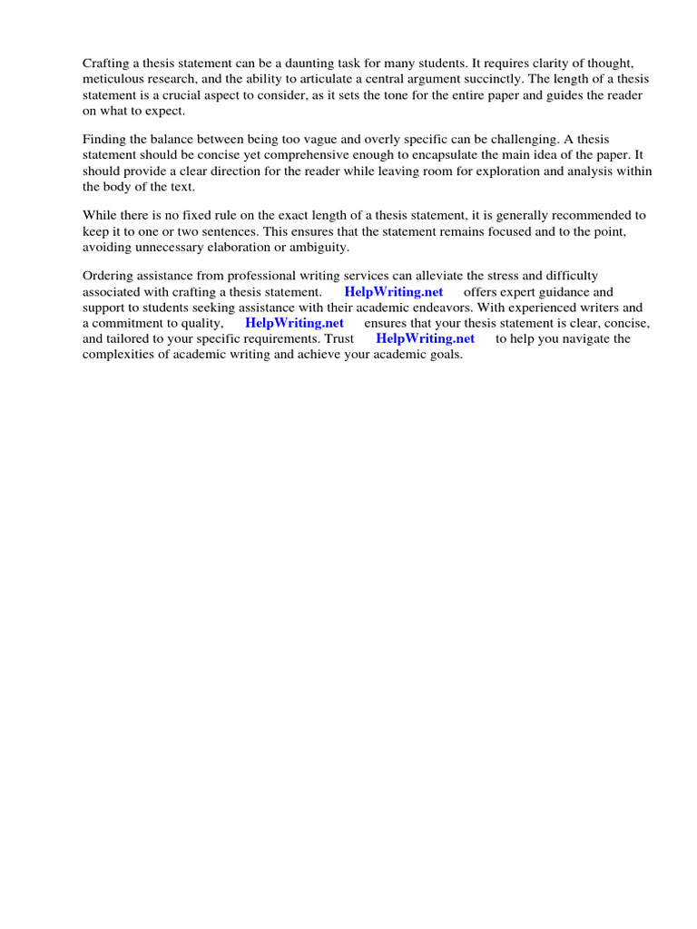 Crafting Effective Thesis Statements | PDF | Career & Growth | Science ...