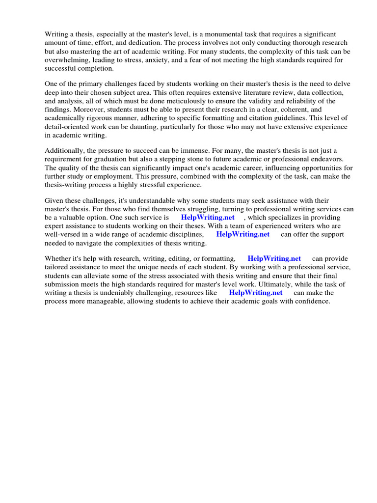 HTW Saarland Master Thesis | PDF | Thesis | Abstract (Summary)