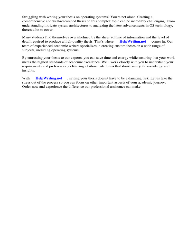Sample Thesis Operating System | PDF | Libraries | Operating System Sample Thesis Operating System | PDF | Libraries | Operating System