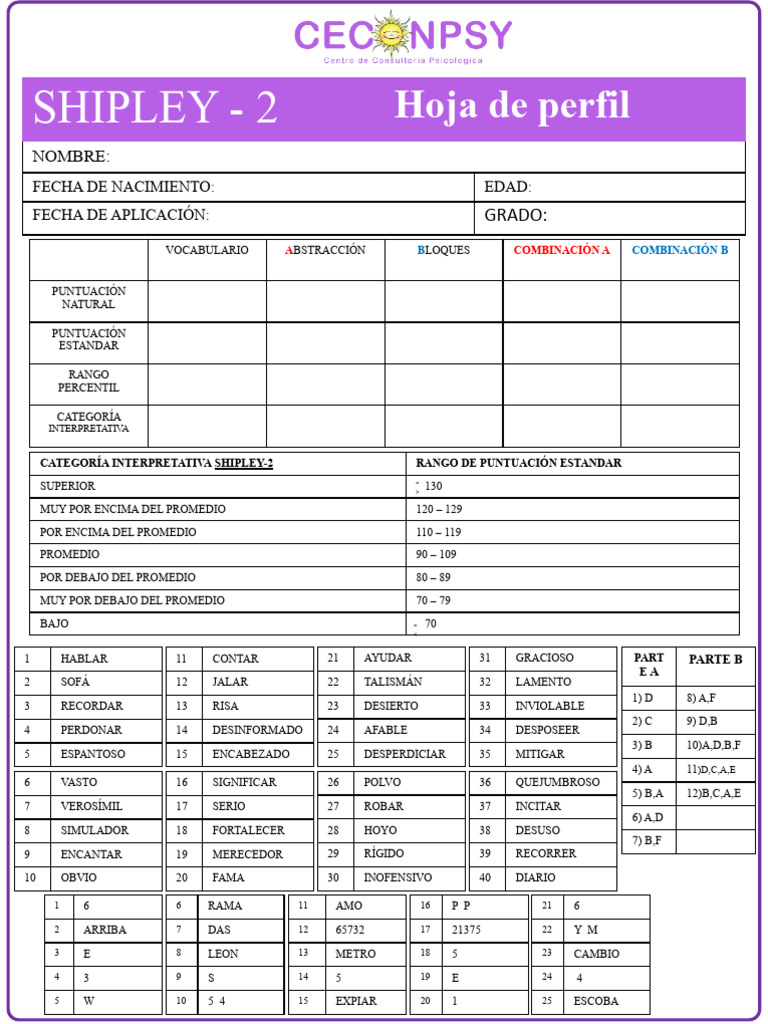 Mi Formato para Resultados de Shipley-2 | PDF