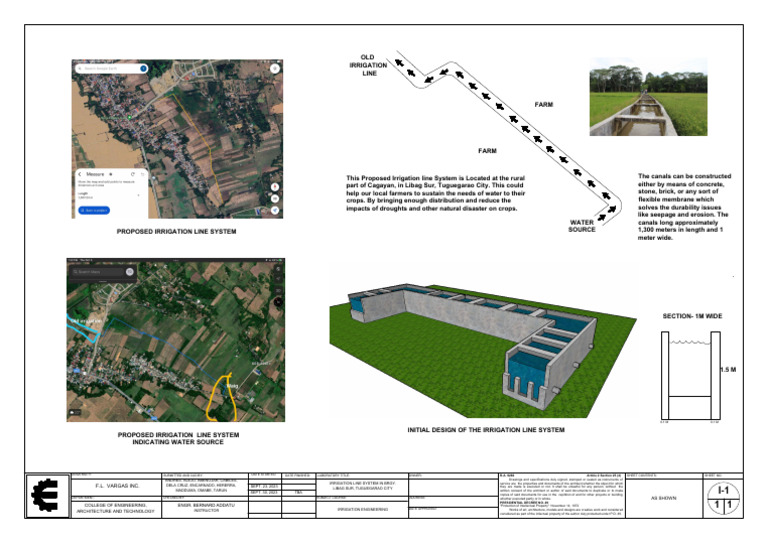 Proposed Irrigation Line System Design | PDF