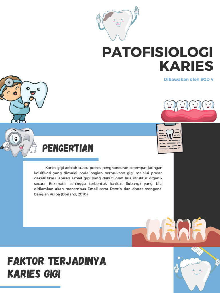 Patofisiologi Karies - SGD 4 | PDF