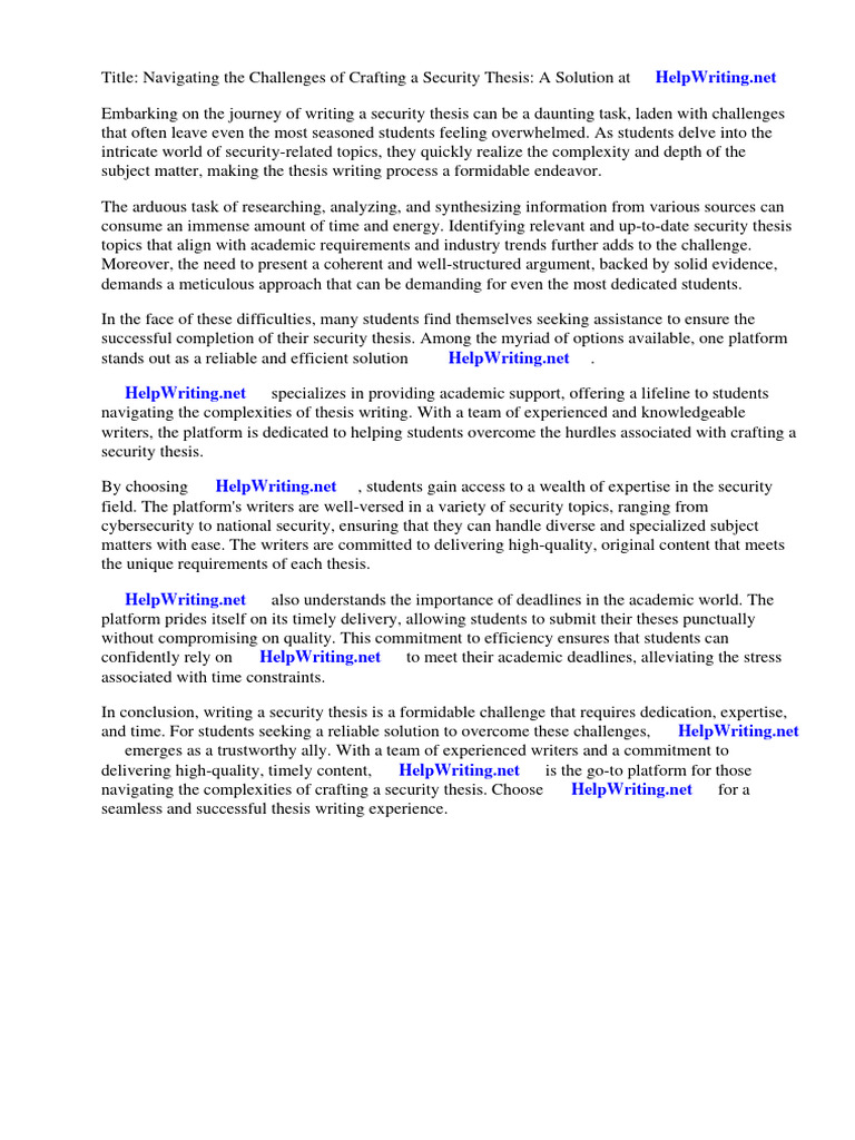 Security Thesis Topics | Download Free PDF | Security | Computer Security