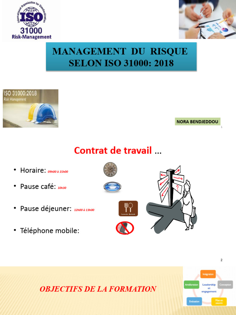 Support de Cours ISO 31000 V 2018 | PDF | Risque | Gestion des risques