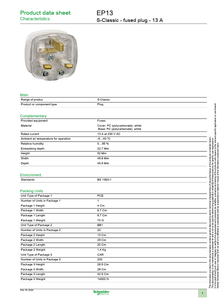 Ep13 Datasheet My En-My | PDF | Physical Sciences | Materials