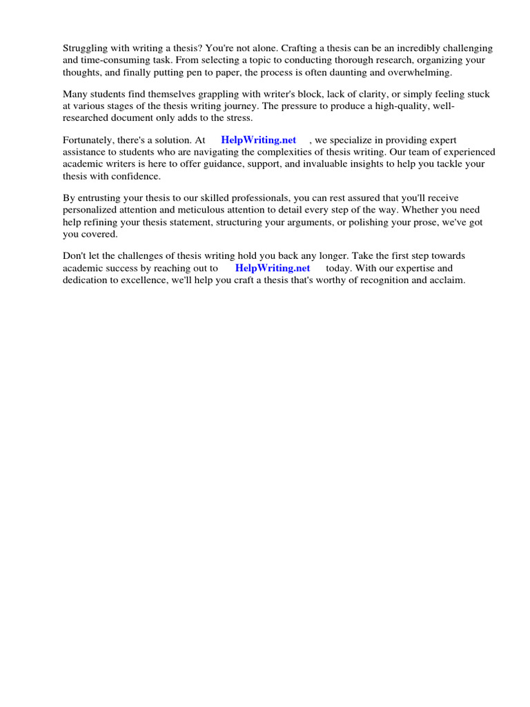 Basic Thesis Format Example | PDF | Thesis | Essays