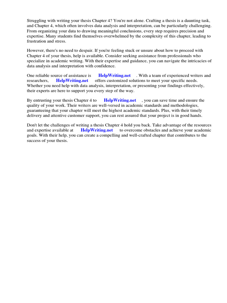Thesis Chapter 4 Sample | PDF | Thesis | Biometrics