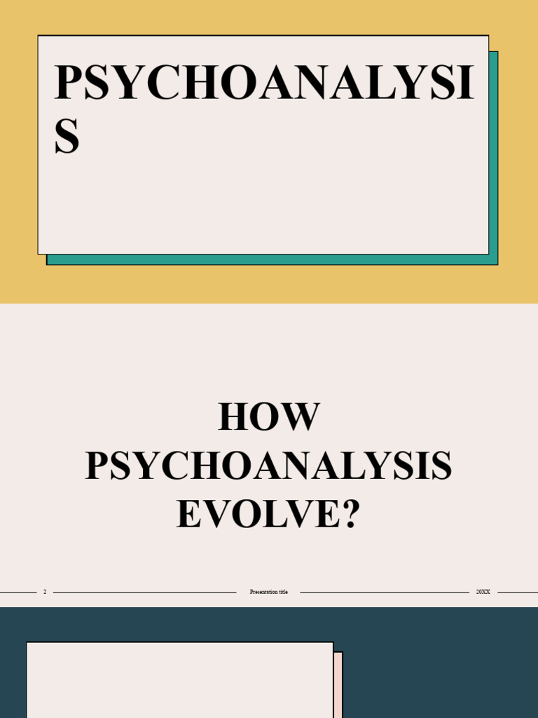 Psychoanalysis for Psychology Students | PDF