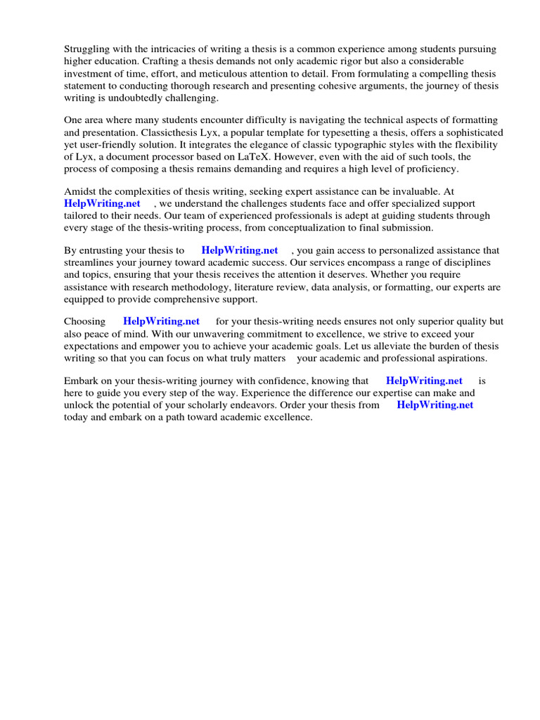 Classicthesis Lyx Pdf