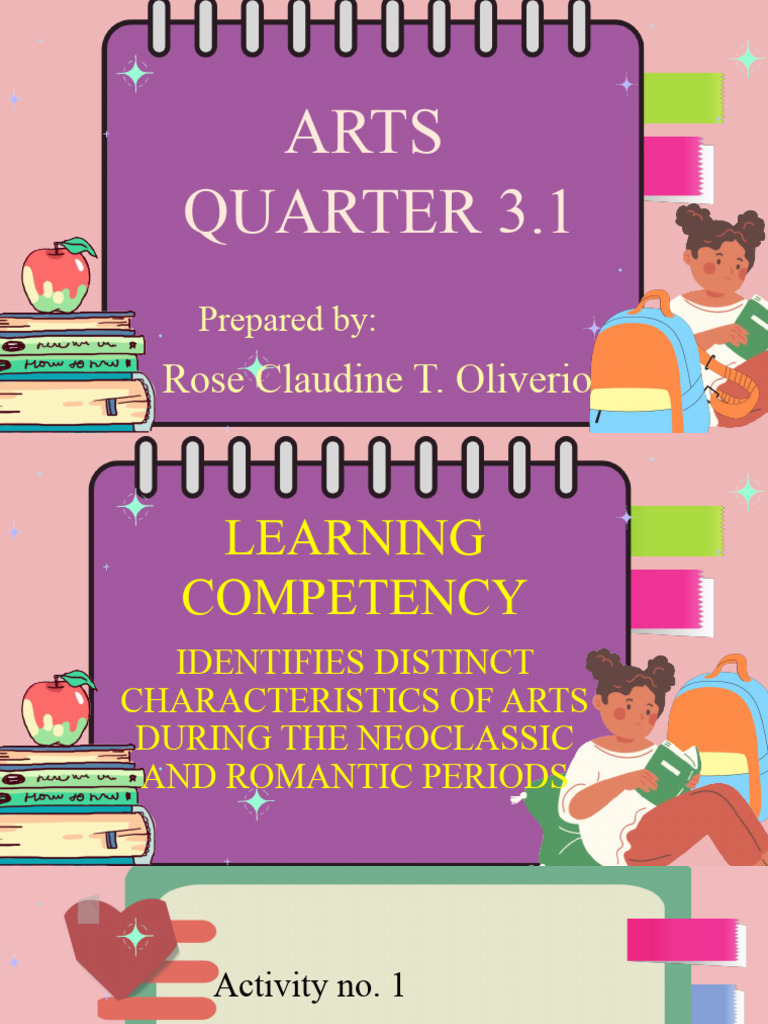 Neoclassic vs Romantic Art Guide | PDF | Romanticism | Landscape