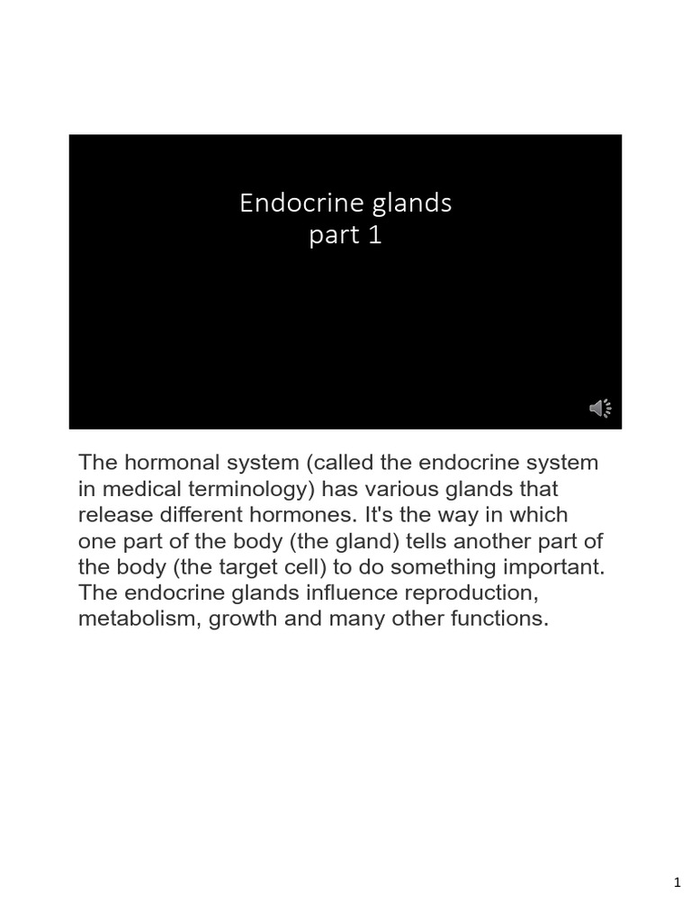 Science Glands Slides | PDF | Adrenocorticotropic Hormone | Endocrine ...