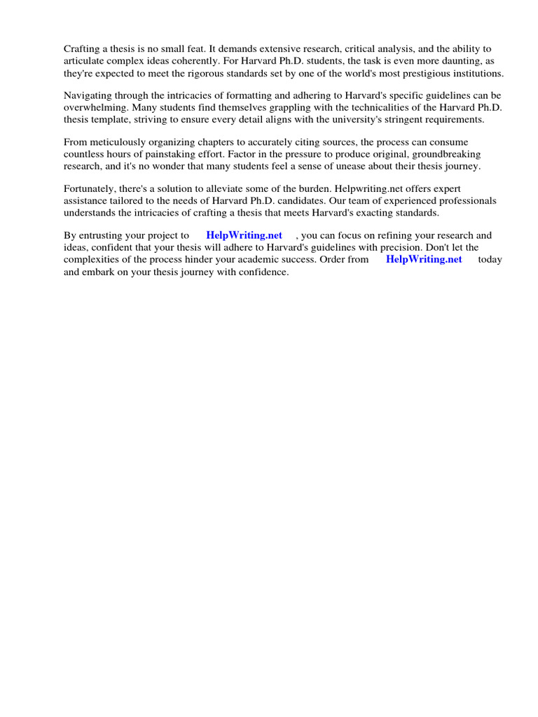 Harvard PHD Thesis Template | PDF | Art | Computers