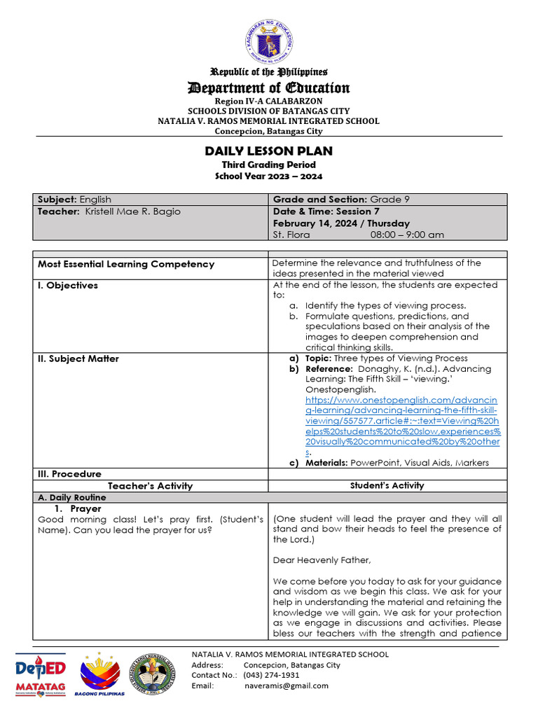 Threetypesofviewing Session7 | PDF