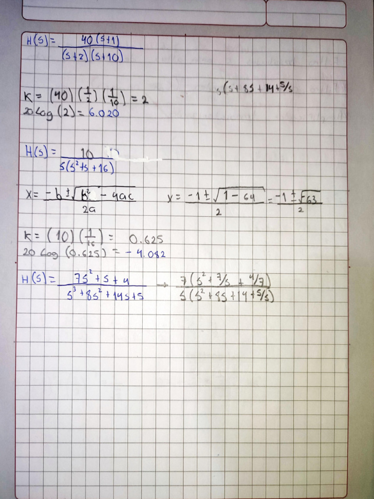 Ejercicios de Bode | PDF