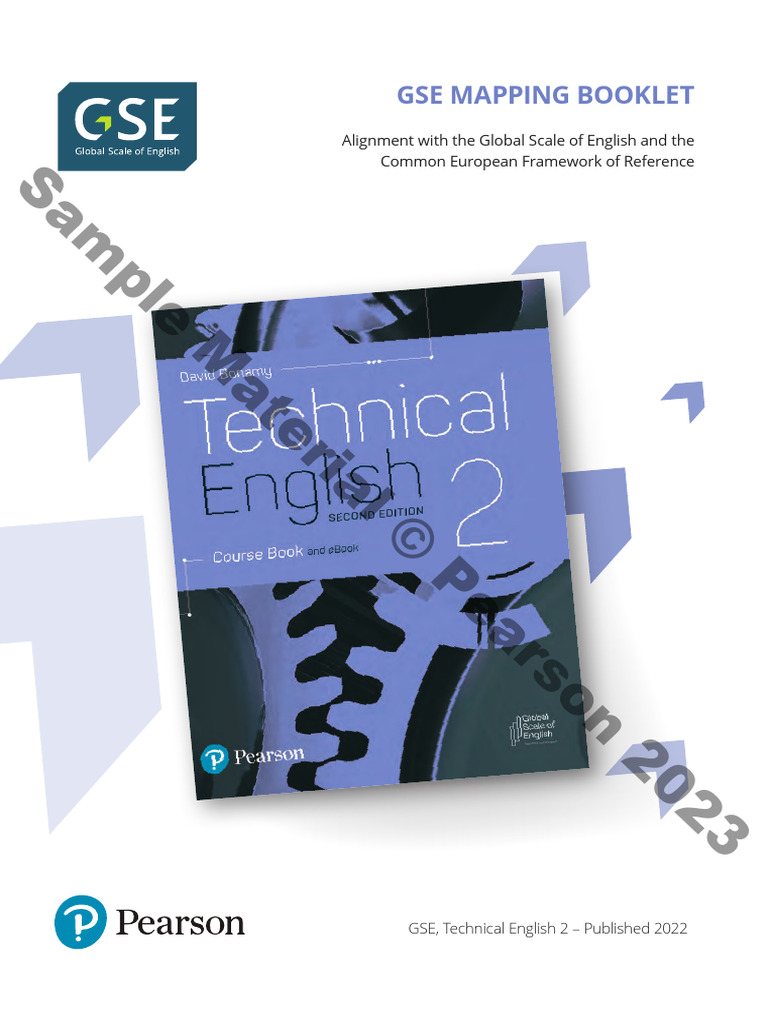 Technical English 2e L2 - Teachers GSE Mapping | PDF