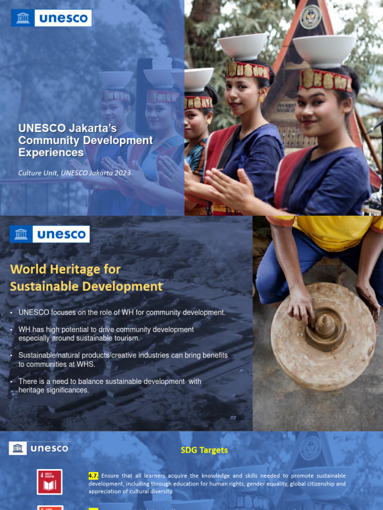 Unesco Intro | PDF | Unesco | Sustainability