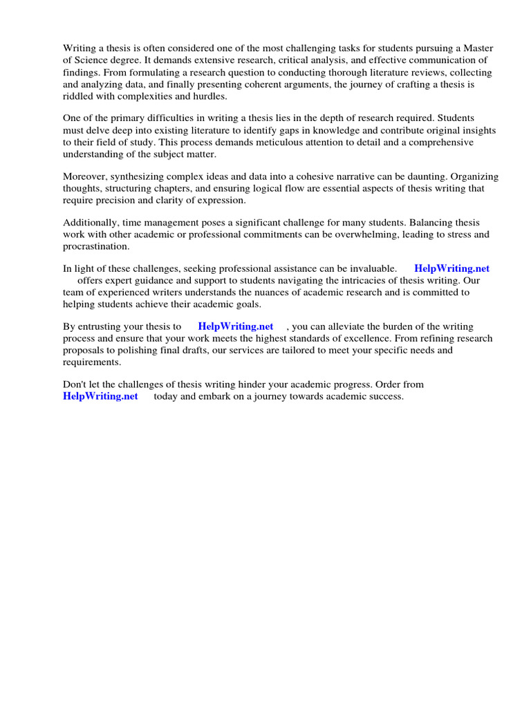 A Thesis Submitted in Partial Fulfillment of The Requirements For The Degree of Master of ...