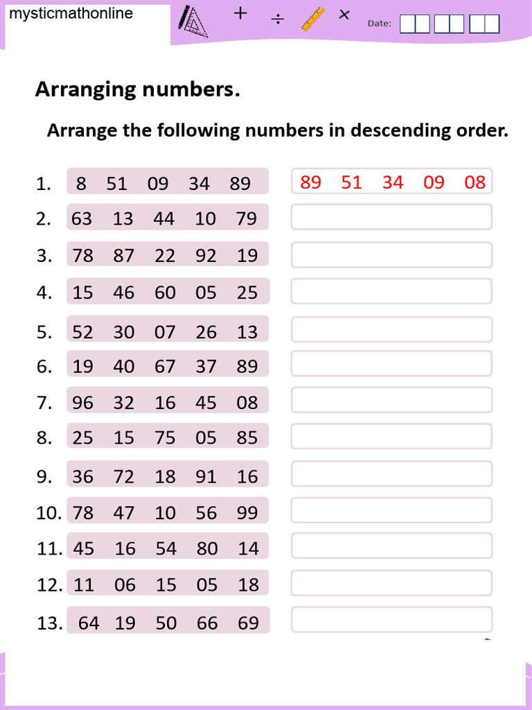 Increasing Order | PDF