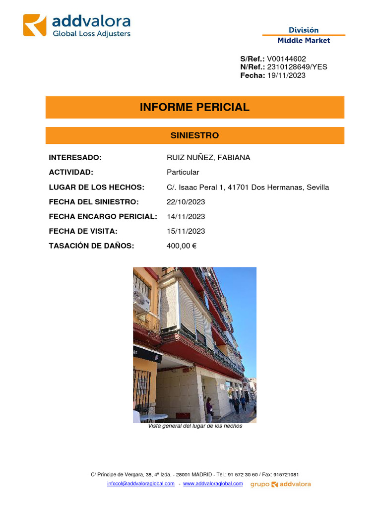 Informe Pericial. | PDF