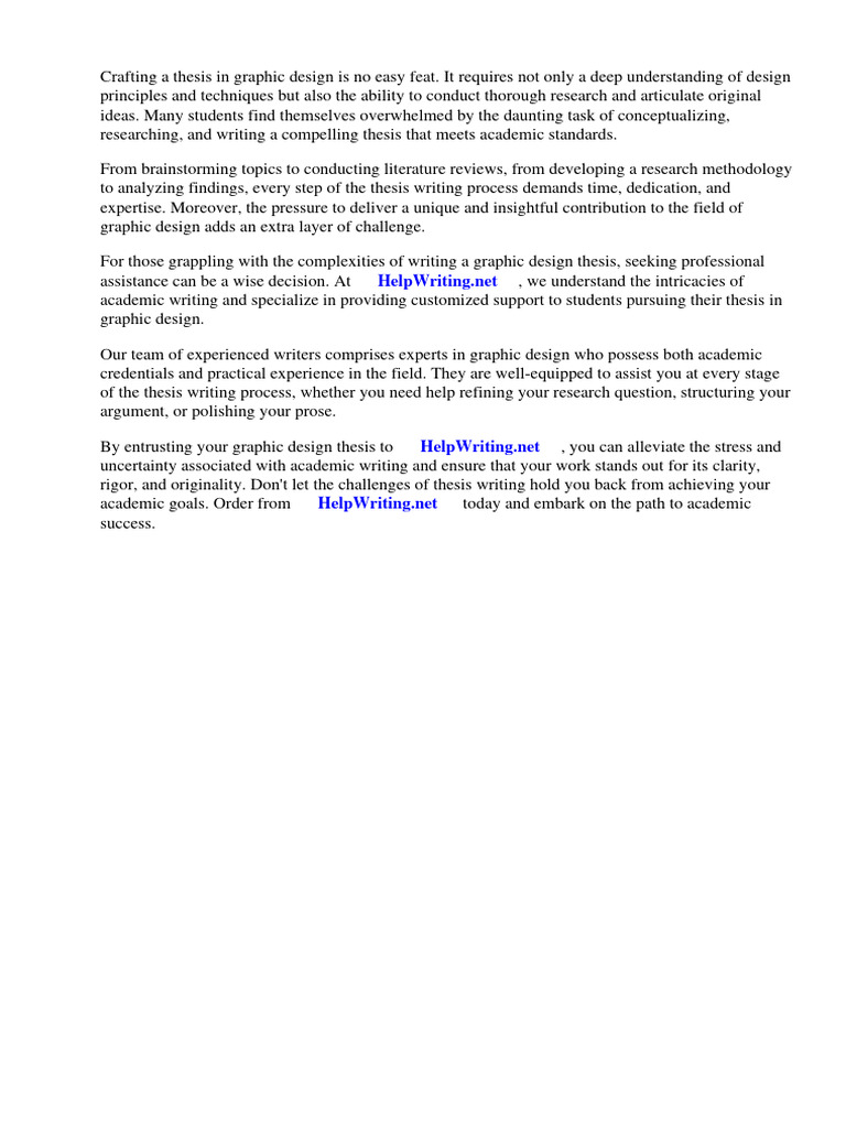 Graphic Design Thesis | PDF | Graphic Design | Thesis