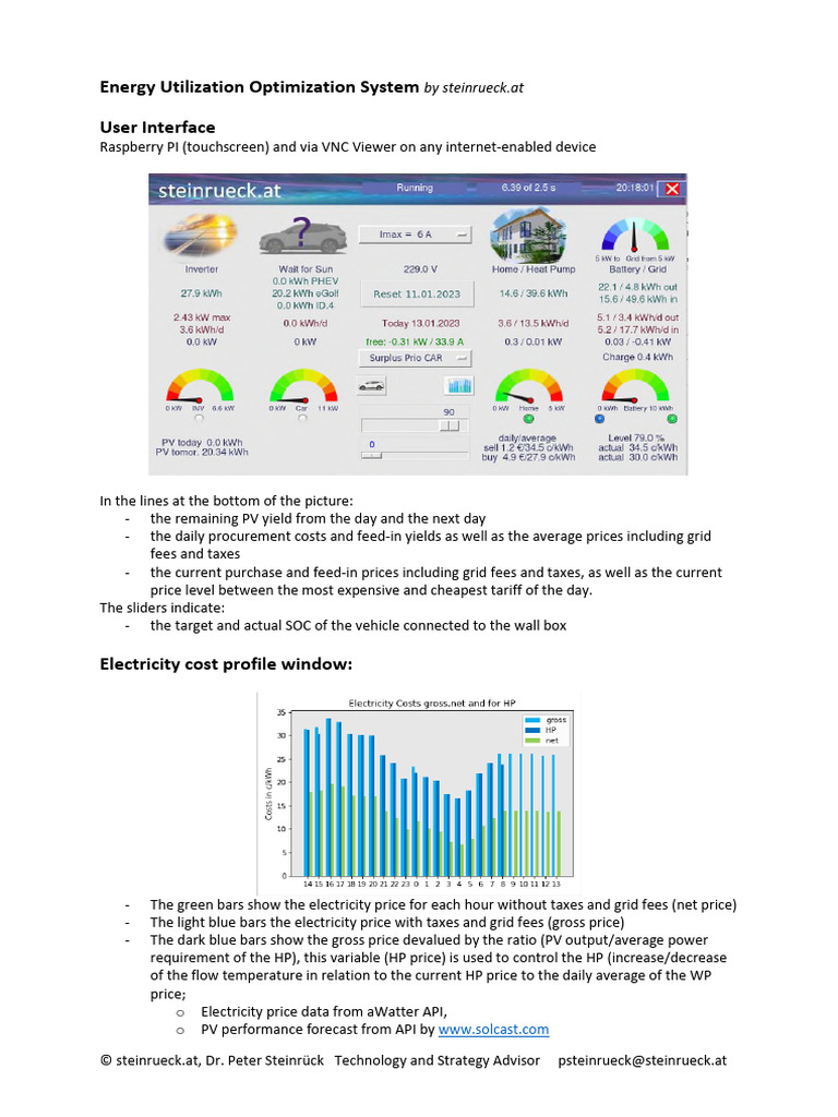 Energy Utilization Optimization System by Steinrueck | PDF