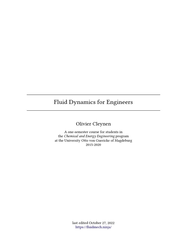 Fluid Mech | PDF | Fluid Mechanics | Force