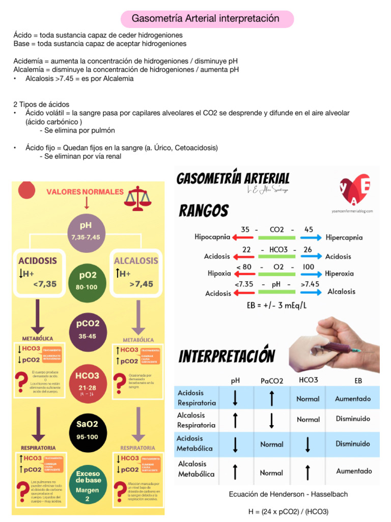 Gasometría 2 | PDF | Especialidades Medicas | Fisiología