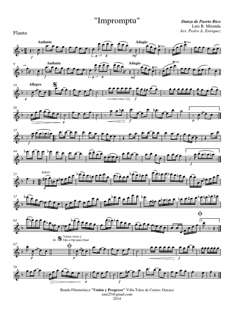 IMPROMPU Flauta | PDF