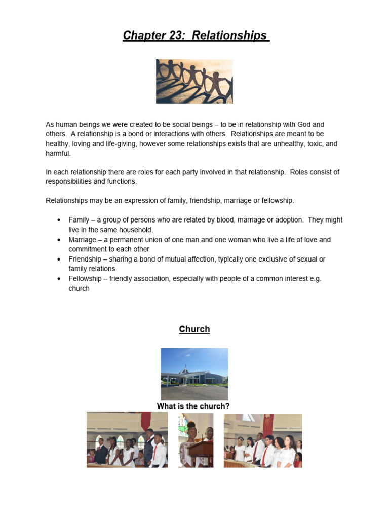 Religion Bgcse Notes Ewj Chapter 23 | PDF | Christian Church | Catholic ...