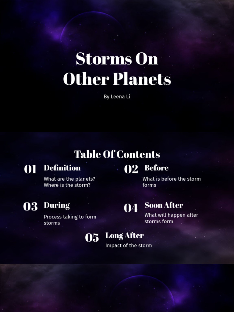 Storms On Other Planets | PDF | Storms | Jupiter