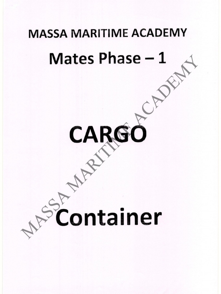 6 Cargo Container | PDF
