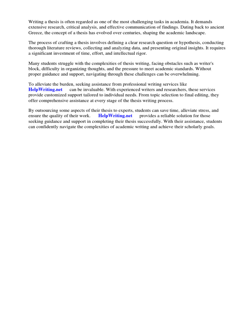 Thesis Definition History | PDF | Essays | Thesis