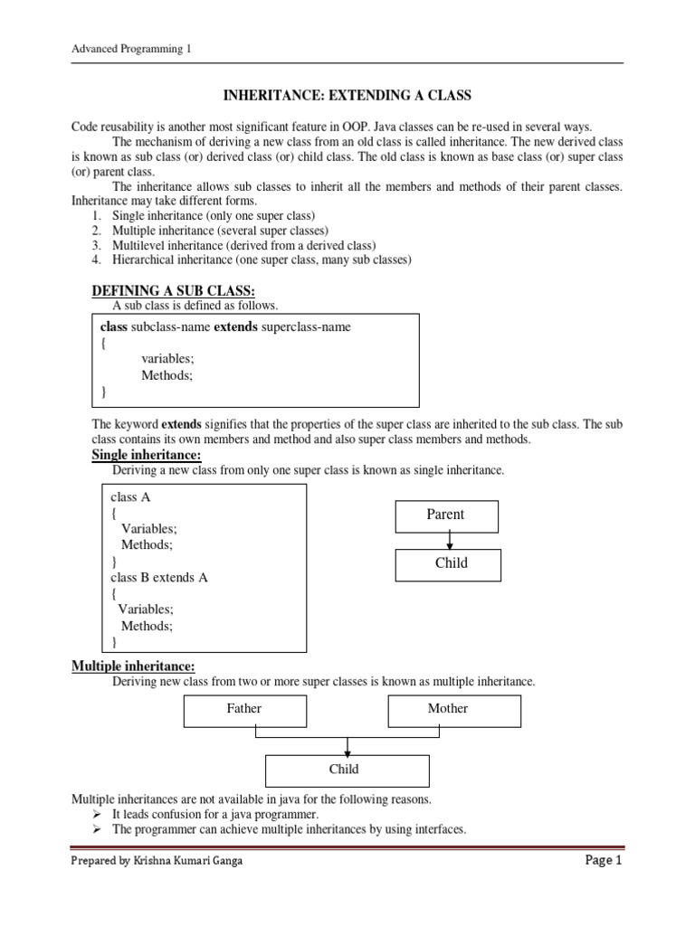 Lecture6 Java Pdf Inheritance Object Oriented Programming 9028