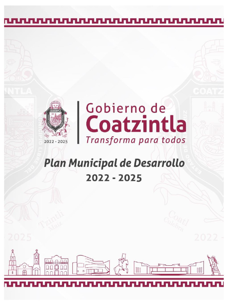 Plan de Desarrollo Municipal-Coatzintla | PDF | Planificación | Federación