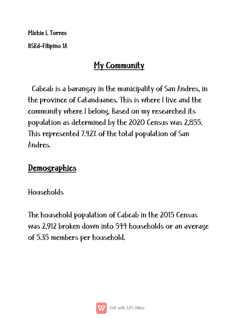 My Community Pdf Social Science Home Garden