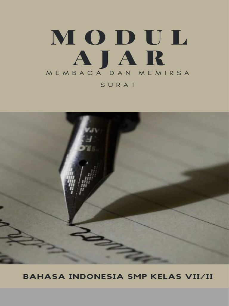 MODUL MEMBACA DAN MEMIRSA SURAT (BINDO KELAS VII) | PDF