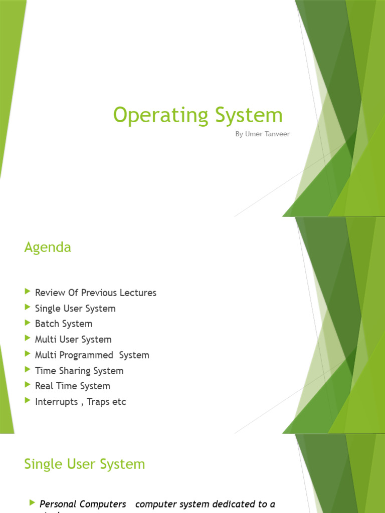 Lect 2 | Download Free PDF | Operating System | Computer Data Storage