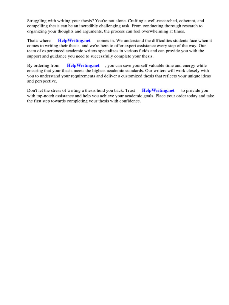 Sample Letter Thesis Supervisor | PDF