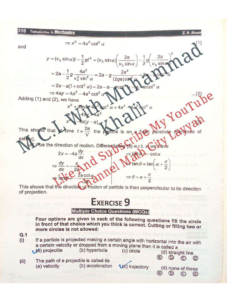 MTH404 Imp MCQ M.khalil-1-3 | PDF