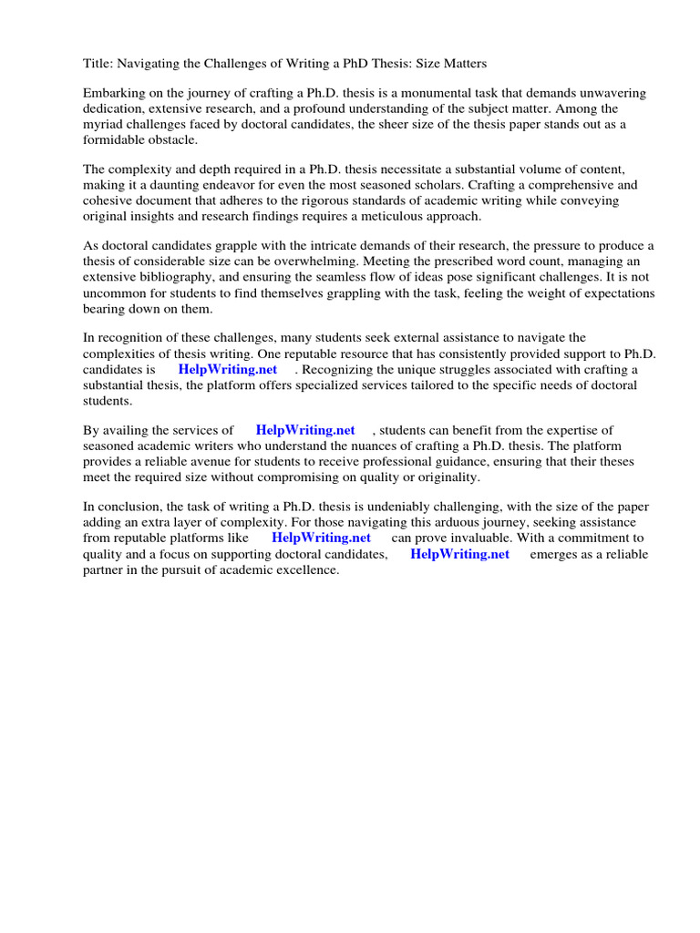 PHD Thesis Paper Size | PDF | Thesis | Bone