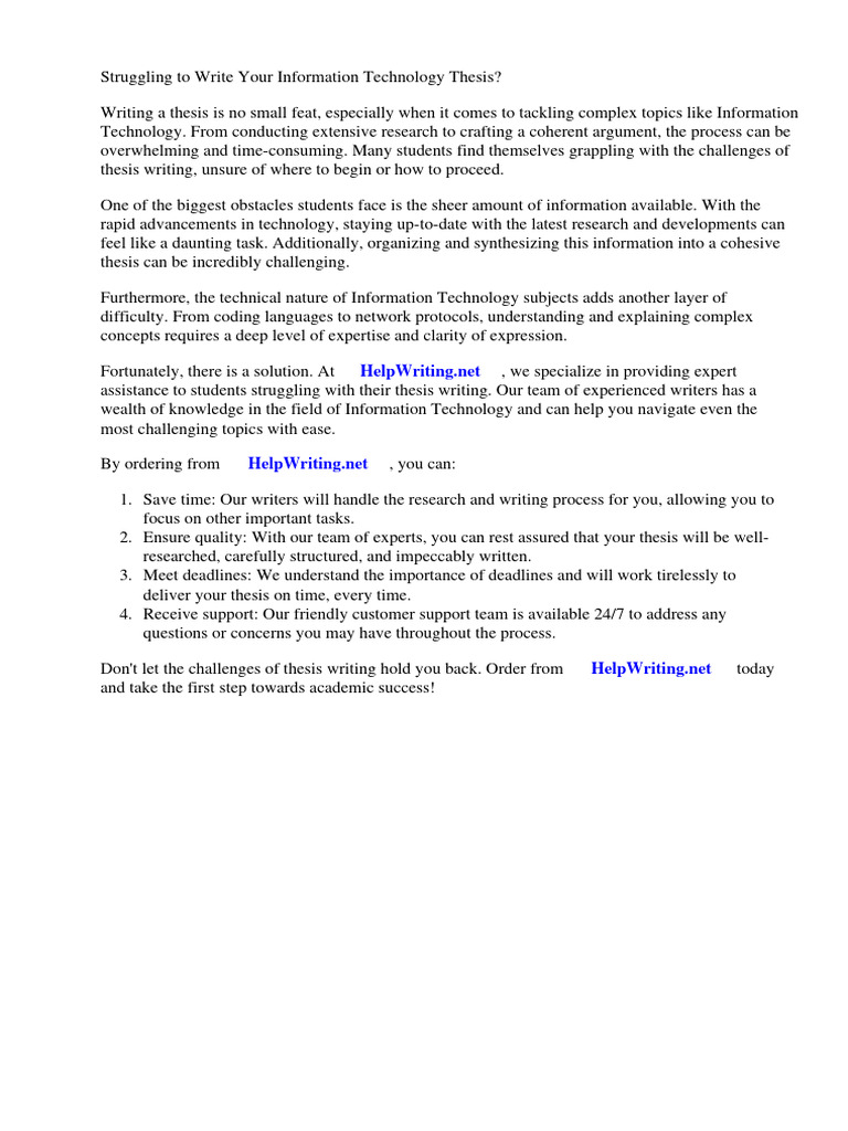 IT Thesis Help for Students | PDF | Information | Programmable Logic Controller