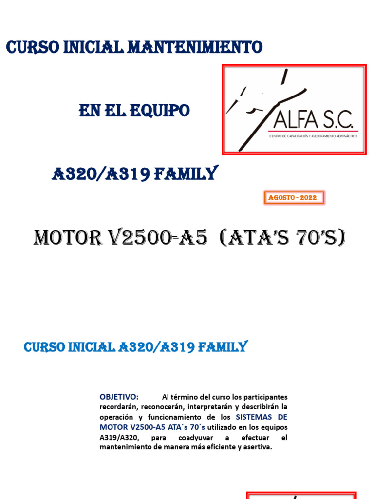 8 Motor V2500-A5 Perid A-320 ALFA SC | PDF | Engines | Pump
