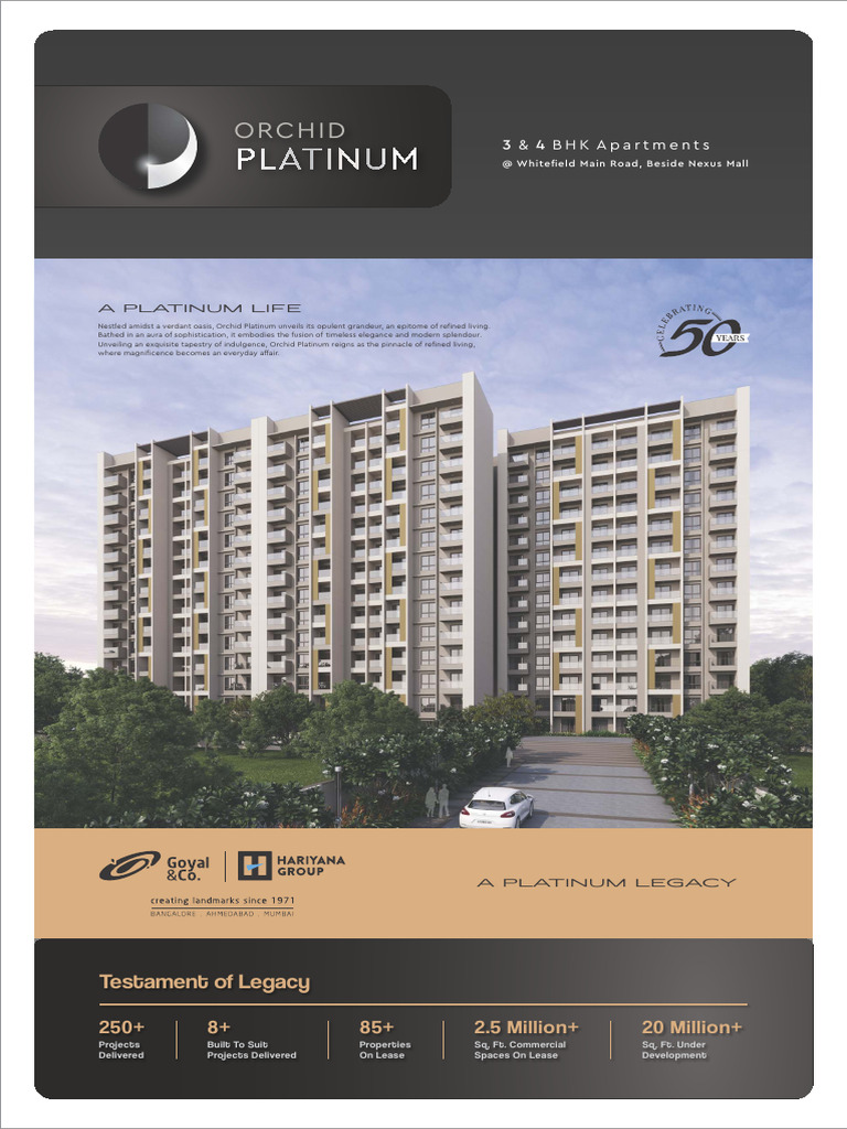 Orchid Platinum Leaflet | PDF | Door | Architectural Elements