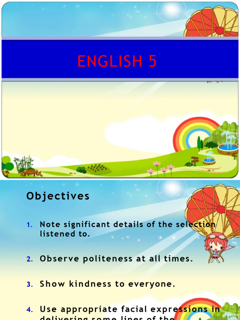 Lesson Plan PPT English PDF