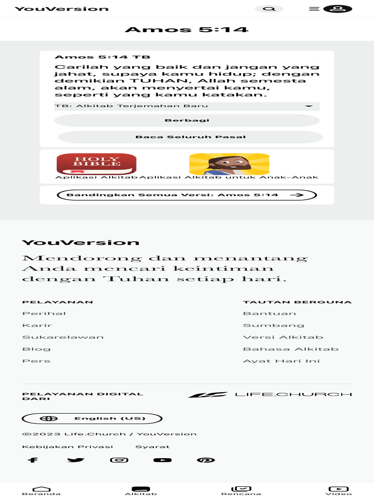 Amos 514 Carilah Yang Baik Dan Jangan Yang Jahat, Supaya Kamu Hidup Dengan Demikian TUHAN, Allah ...